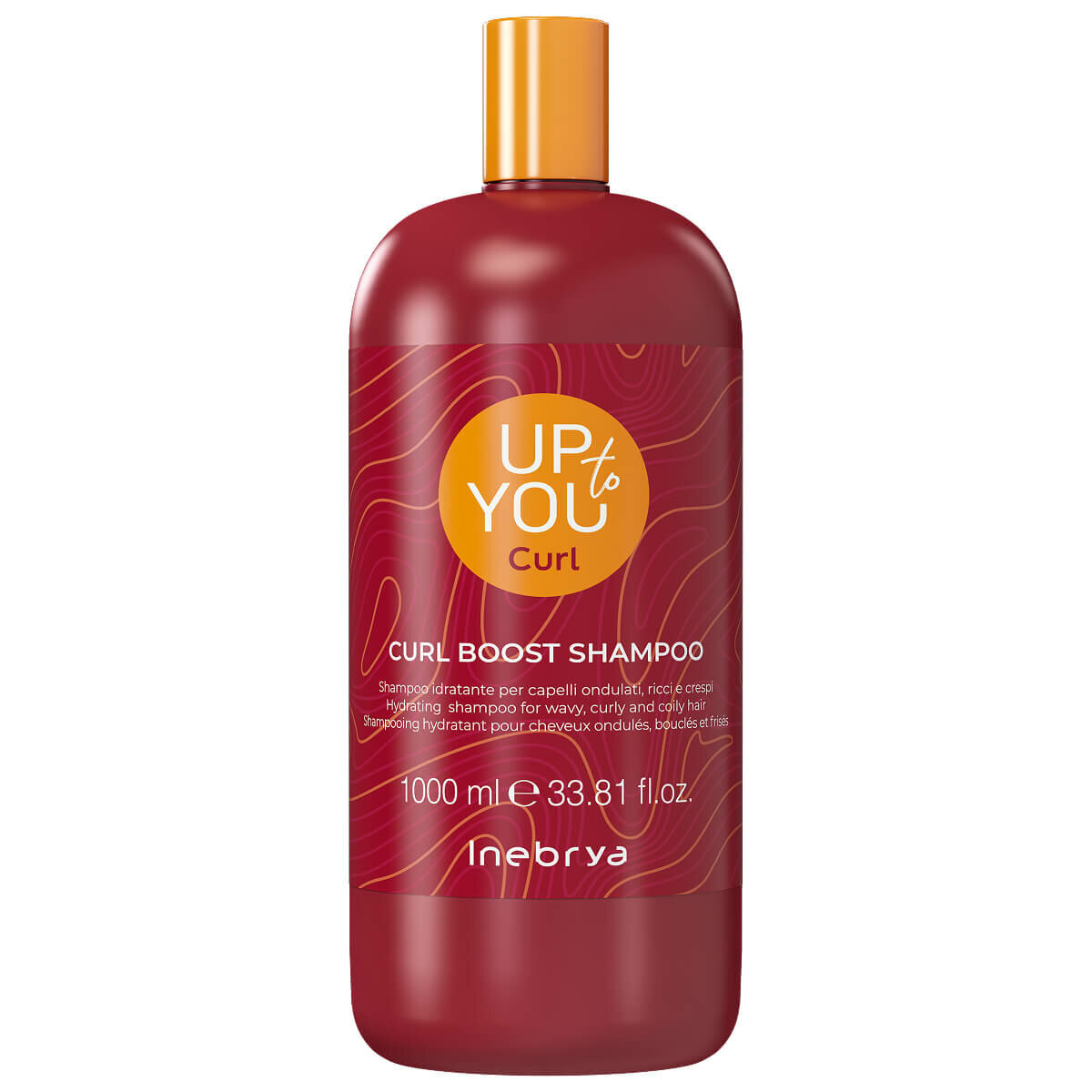 Увлажняющий шампунь для кудрявых волос Inebrya Up To You Curl Boost Shampoo, 1000 мл