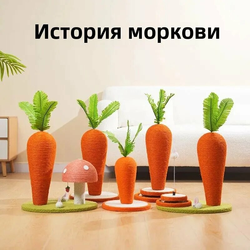 Морковь кошачья доска, морковный столб