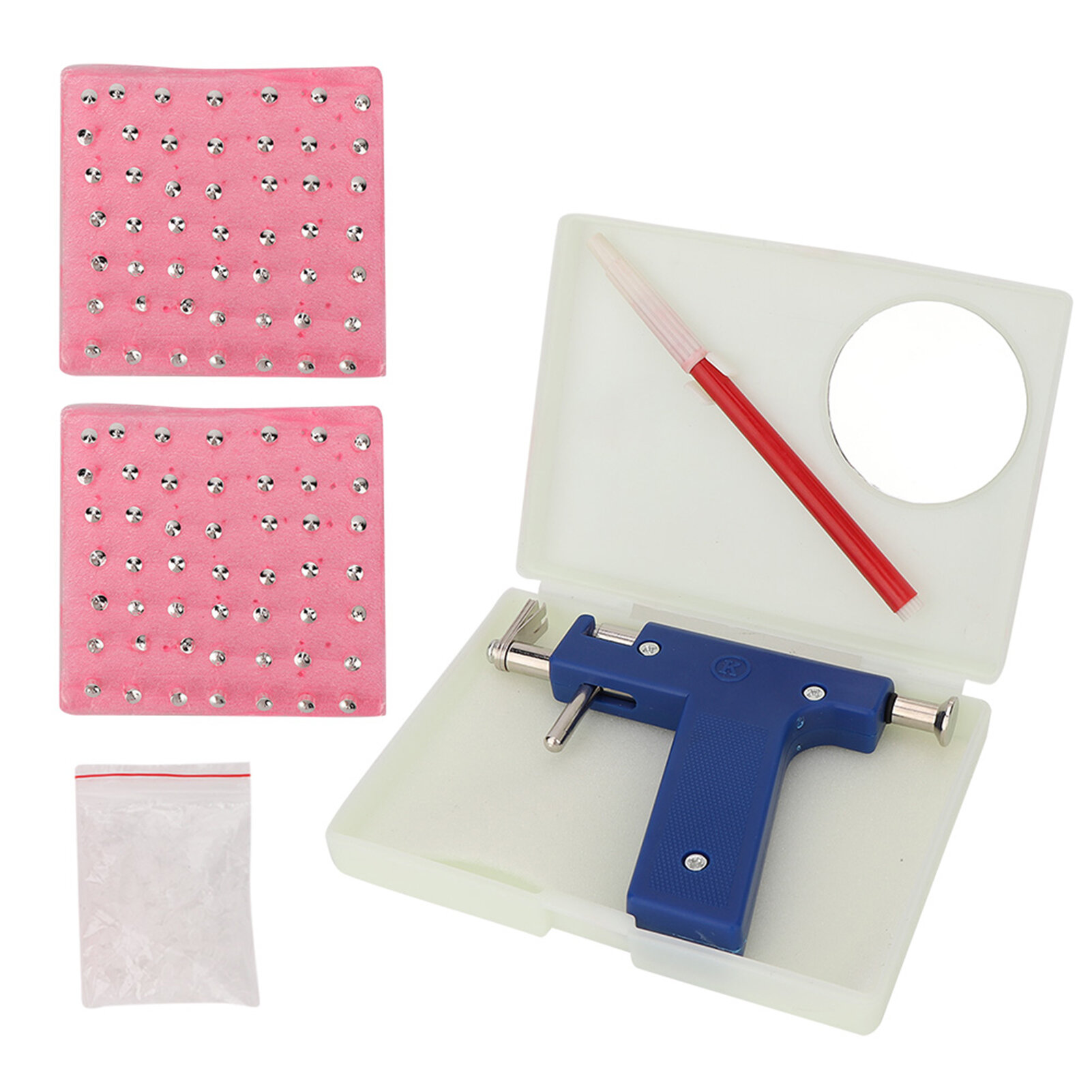 Hole Piercing Tool Ear Gun, Nail Painless Safety for Nose Navel