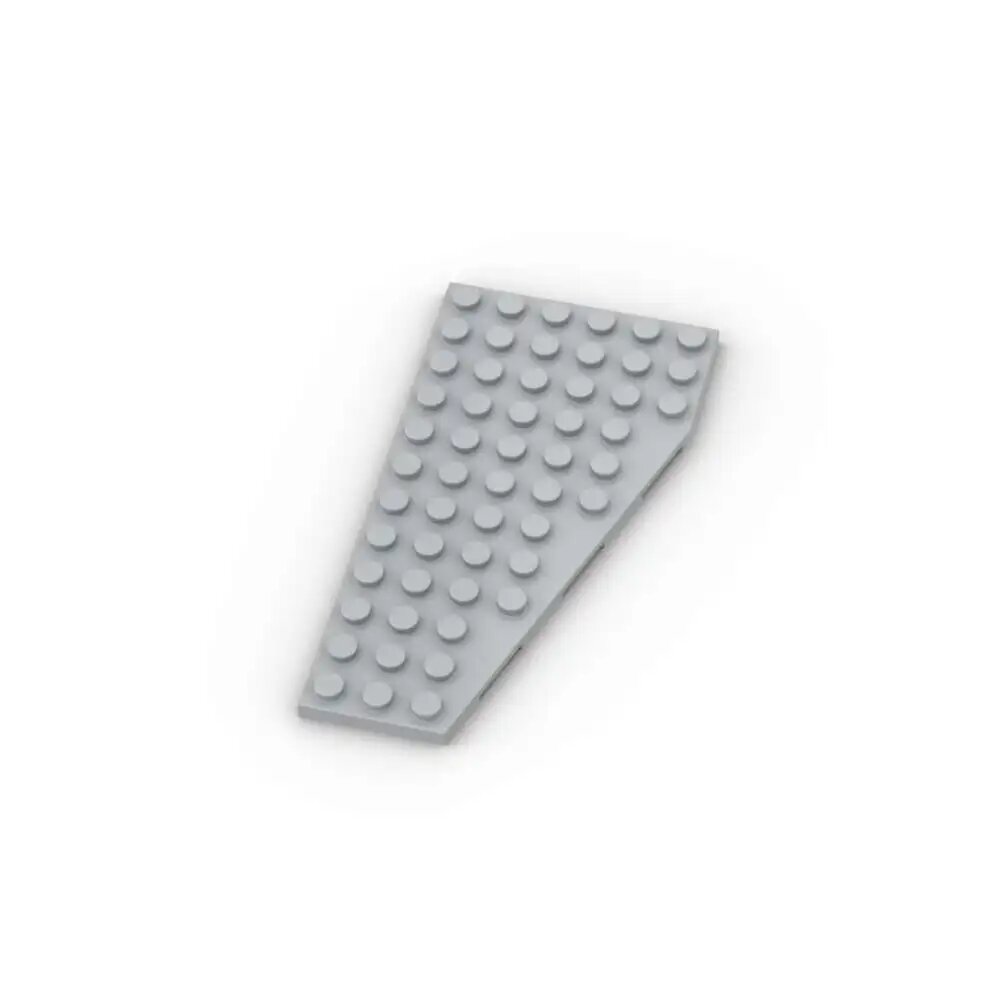 Серый LEGO® клиновидная пластина 12x6