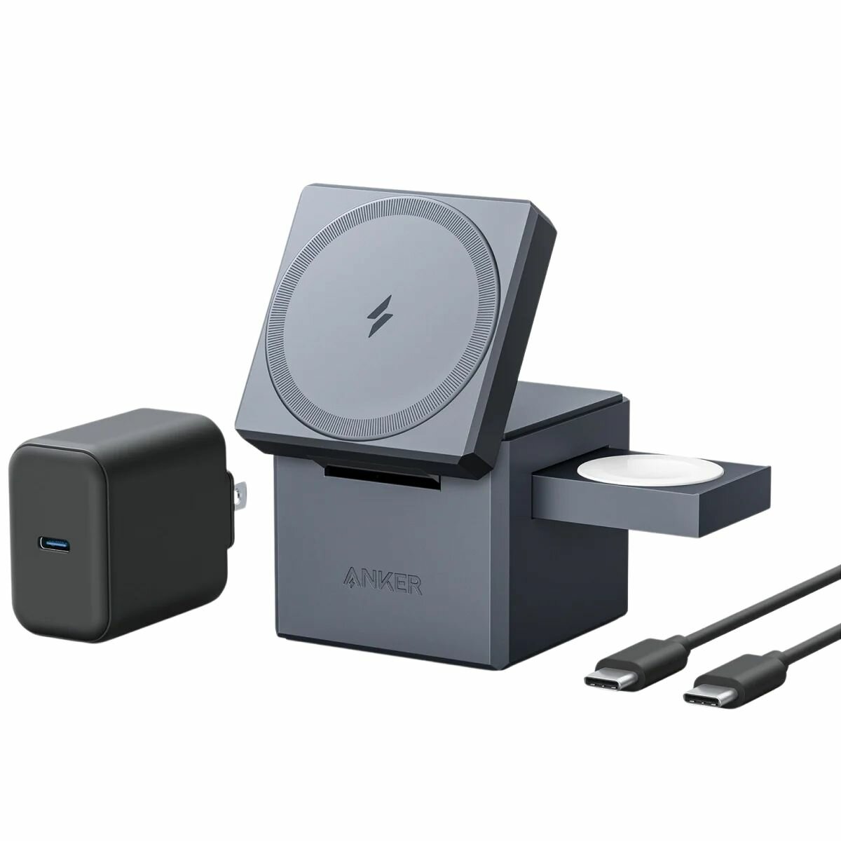 Anker 3-in-1 Cube with MagSafe Y1811, беспроводное зарядное устройство