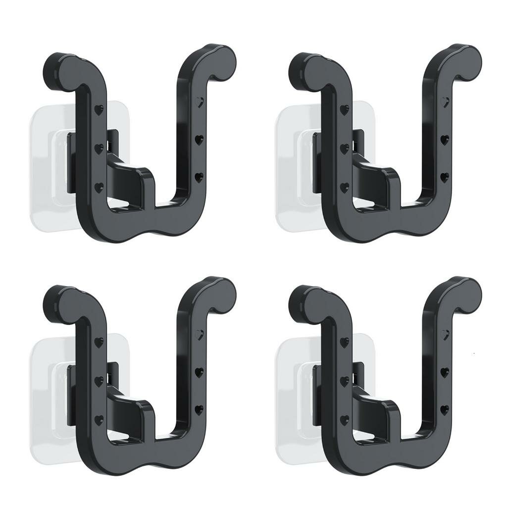 Органайзер для обуви настенный, Черный цвет - 4 упаковки