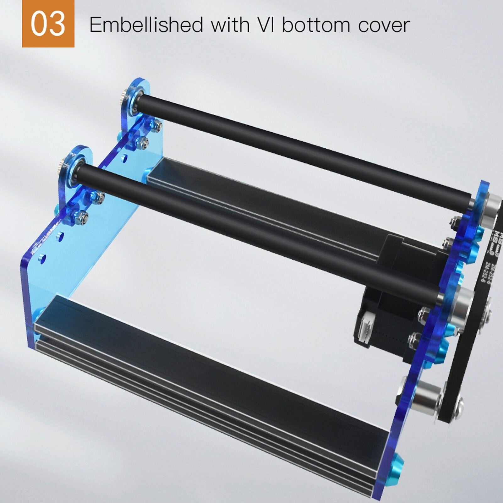 Лазерный роторно-роликовый гравировальный модуль, автоматический гравер для резки цилиндрических банок с предметами