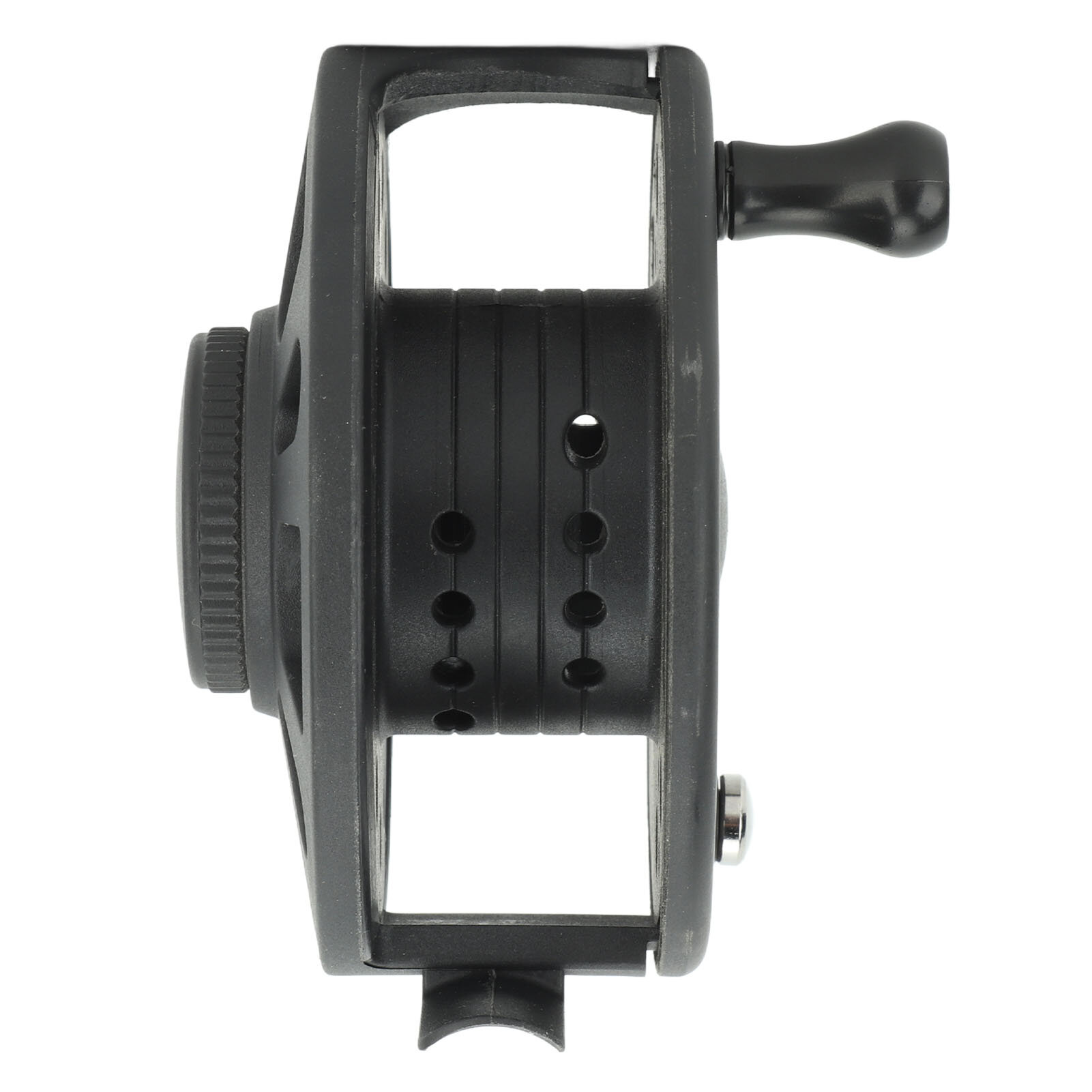 7/8 катушка для ловли нахлыстом, пластиковая катушка для точной обработки, для ручьев, рек, озер, черная