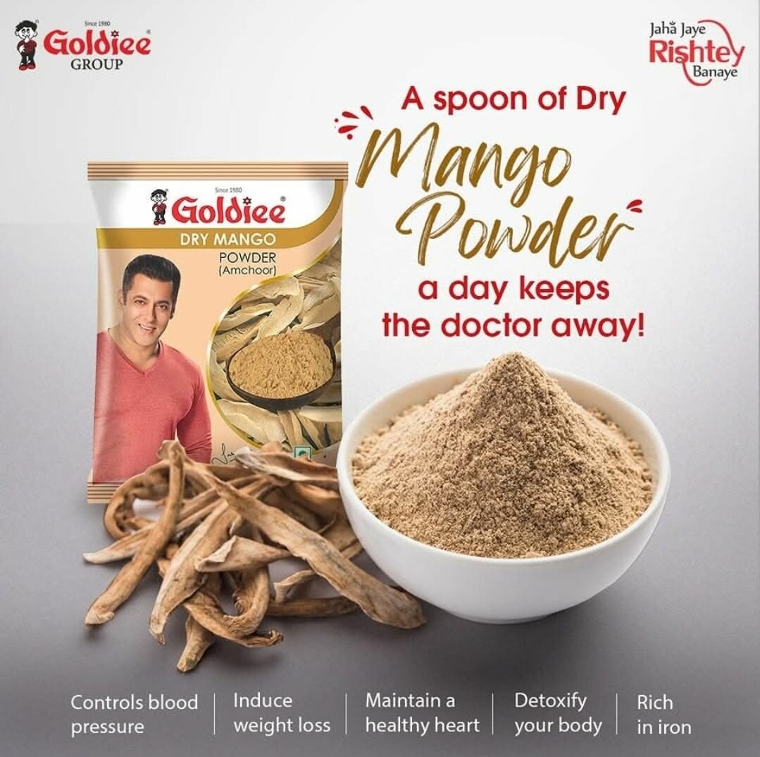 Mango Powder Goldiee /Манго Молотый (порошок). 100гр. Индия