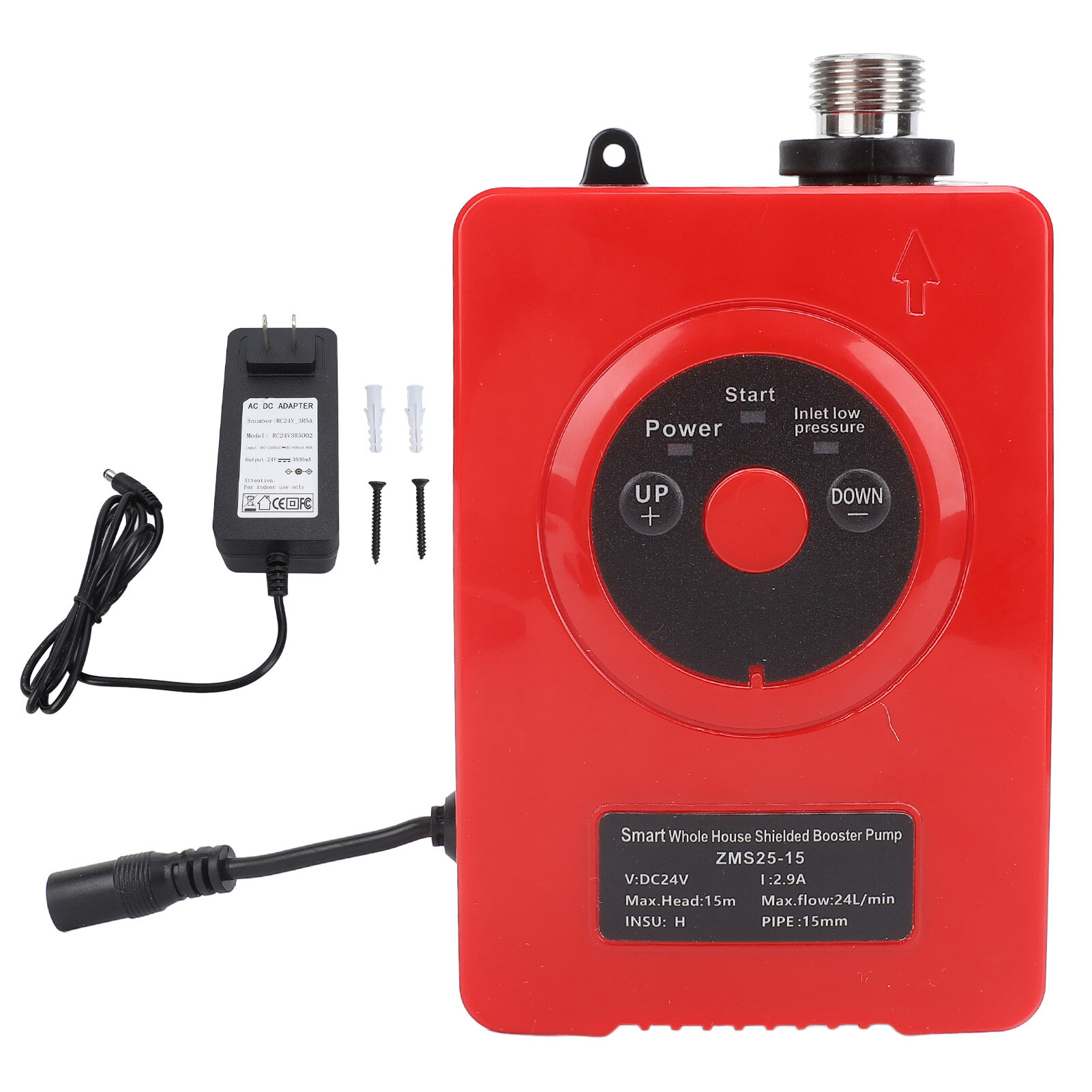 Бустерный насос 69Вт 24л/мин 24В старт-стоп