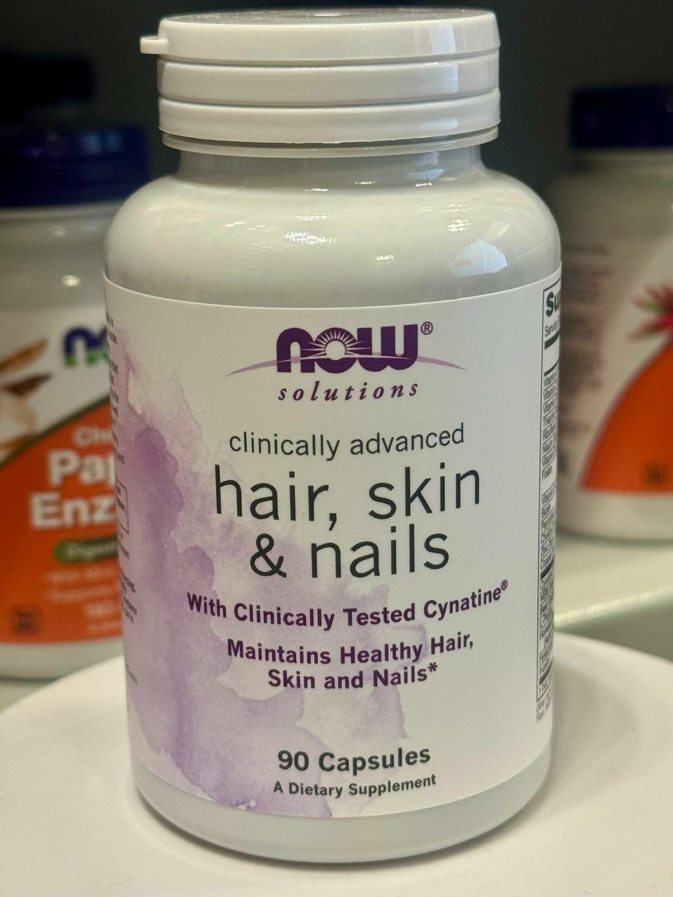 NOW Hair, Skin & Nails -Комплекс для волос, кожи и ногтей, 90 капсул