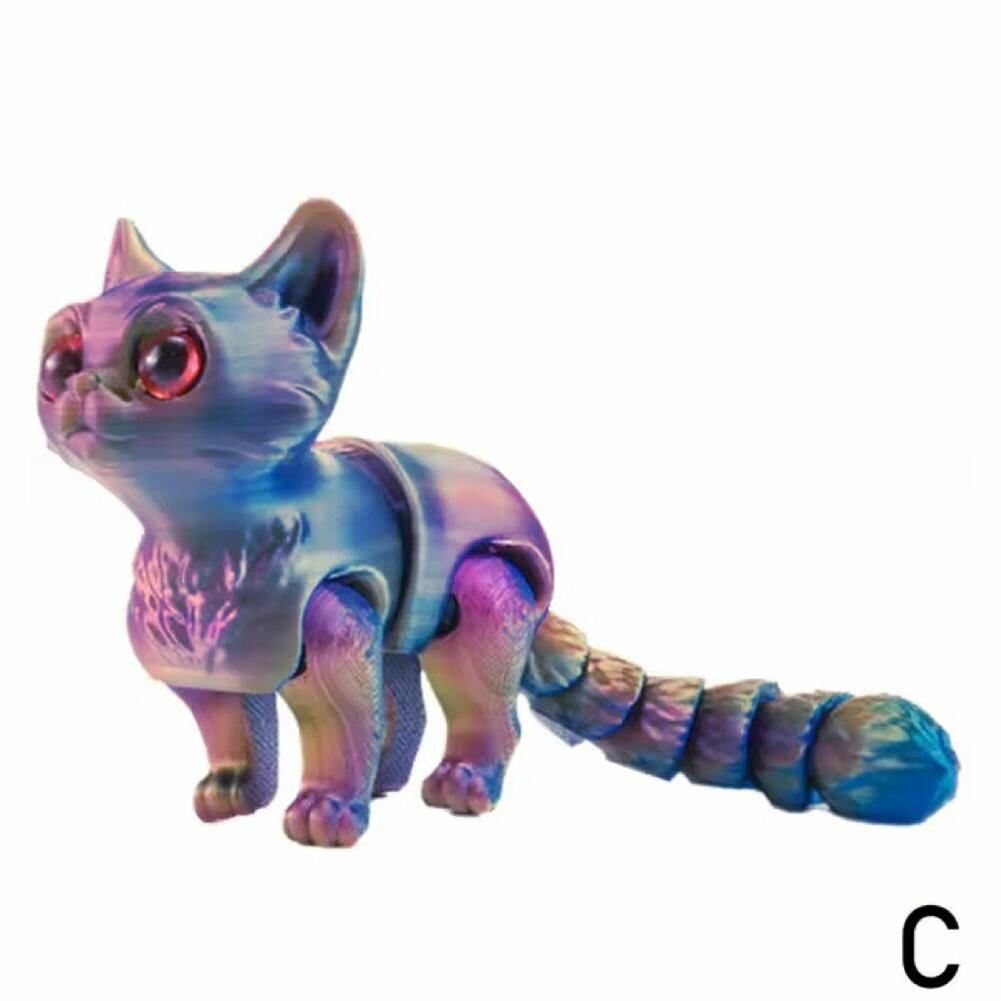 3D - принтер Котенок с хвостом может перемещать игрушки