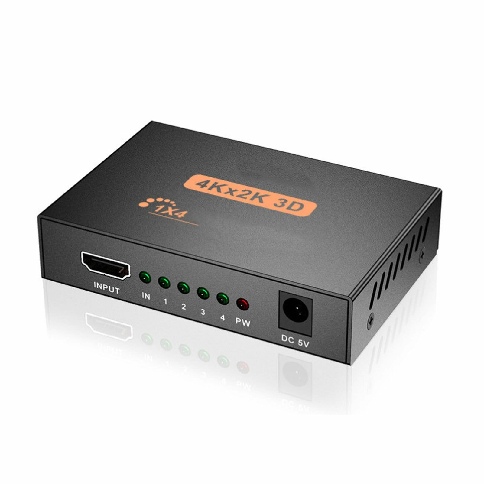 HDMI-сплиттер 1x4 (4K, аудио/видео, 5V)