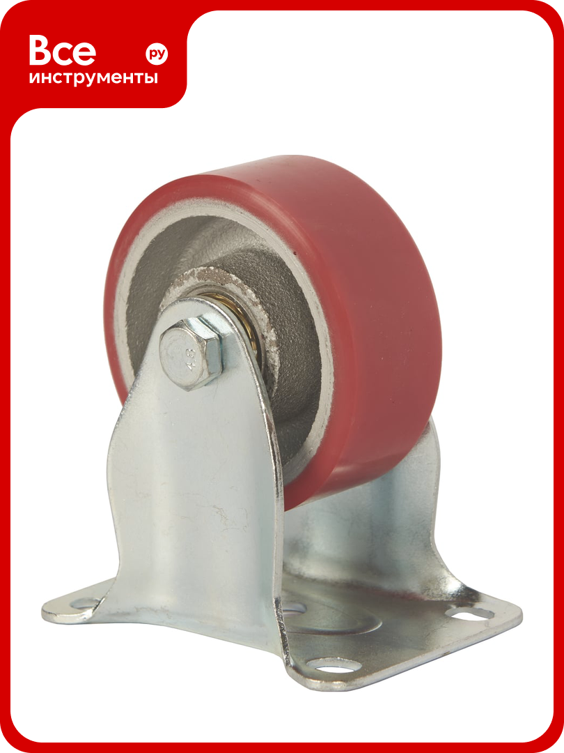 Колесо большегрузное неповоротное FCp 92 (75 мм; полиуретановое (N) TOR 1027130, чугуна или полиамида