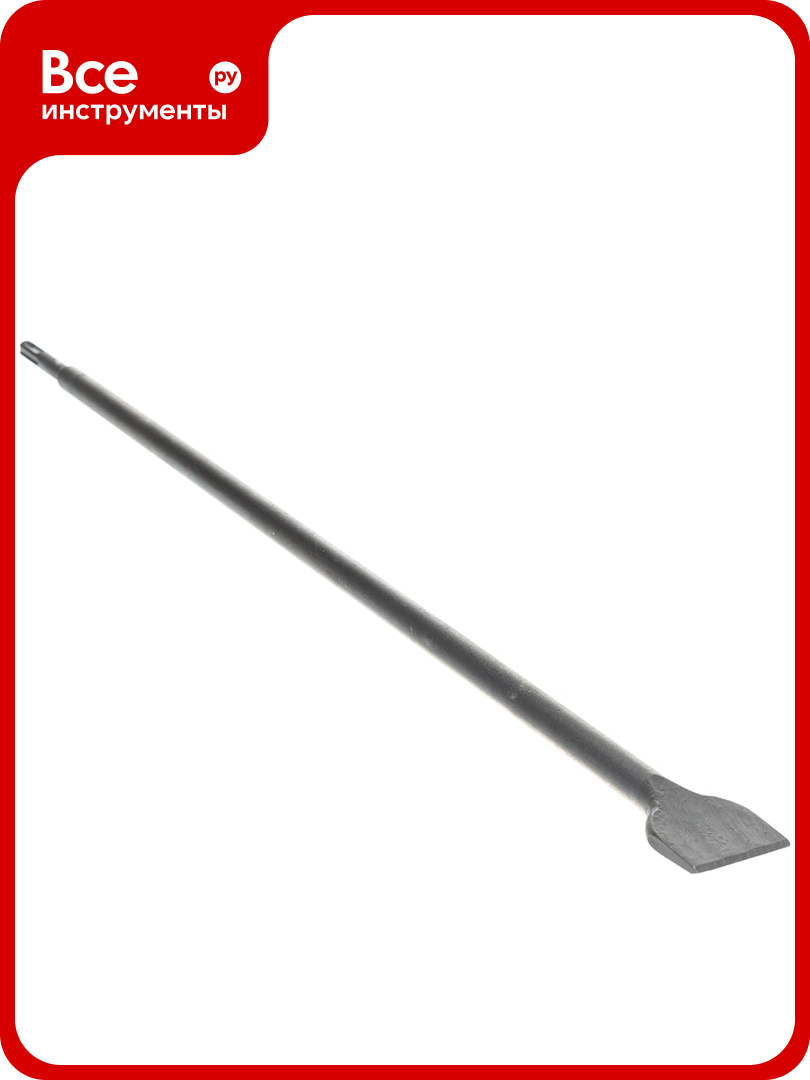 Зубило плоское широкое (40х600 мм; SDS-plus) MATRIX 70312, с его помощью можно демонтировать