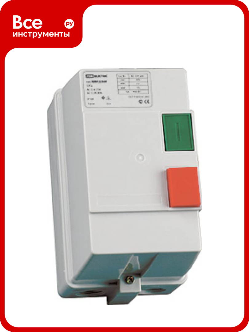 Контактор TDM ELECTRIC КМН22560, 25А, в оболочке, Ue=380В/АС3, IP54 SQ0709-0008