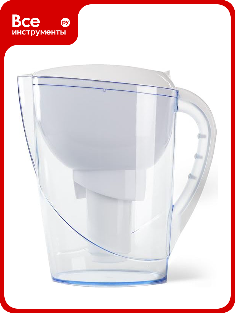 Гейзер Аквариус белый 62025 фильтр-кувшин 62025бел, Кувшин вмещает 3,7 литра воды