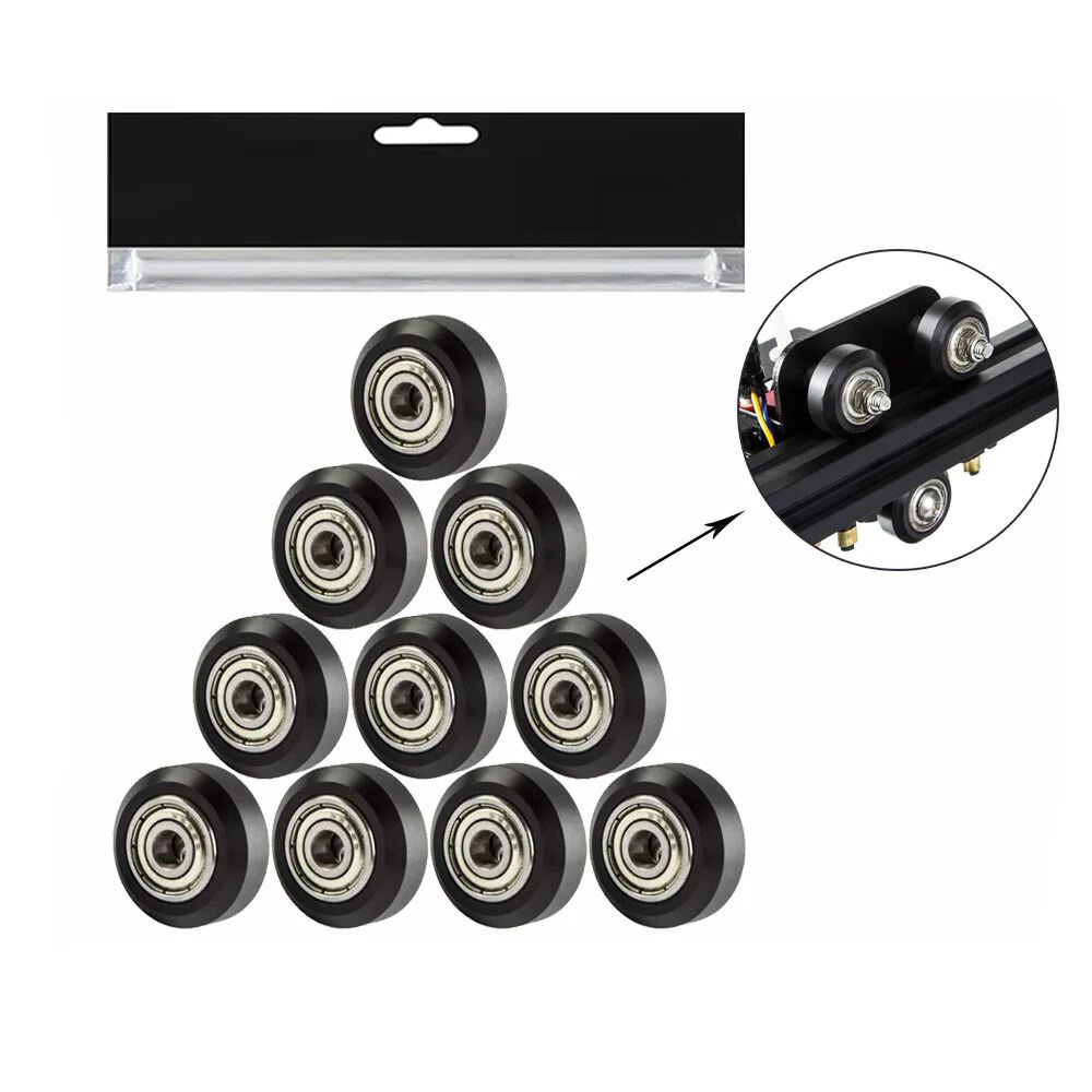 Колесо для 3D-принтера Ender 3 Wheel, пластиковый шкив POM 625zz, линейный подшипник для Ender 3/3 V2/3 Pro/3 Max/5/CR 10