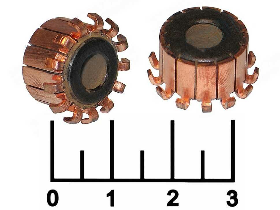 Коллектор электродвигателя 13/5.9*15.1*10.4мм AMKSS0011/TT73100