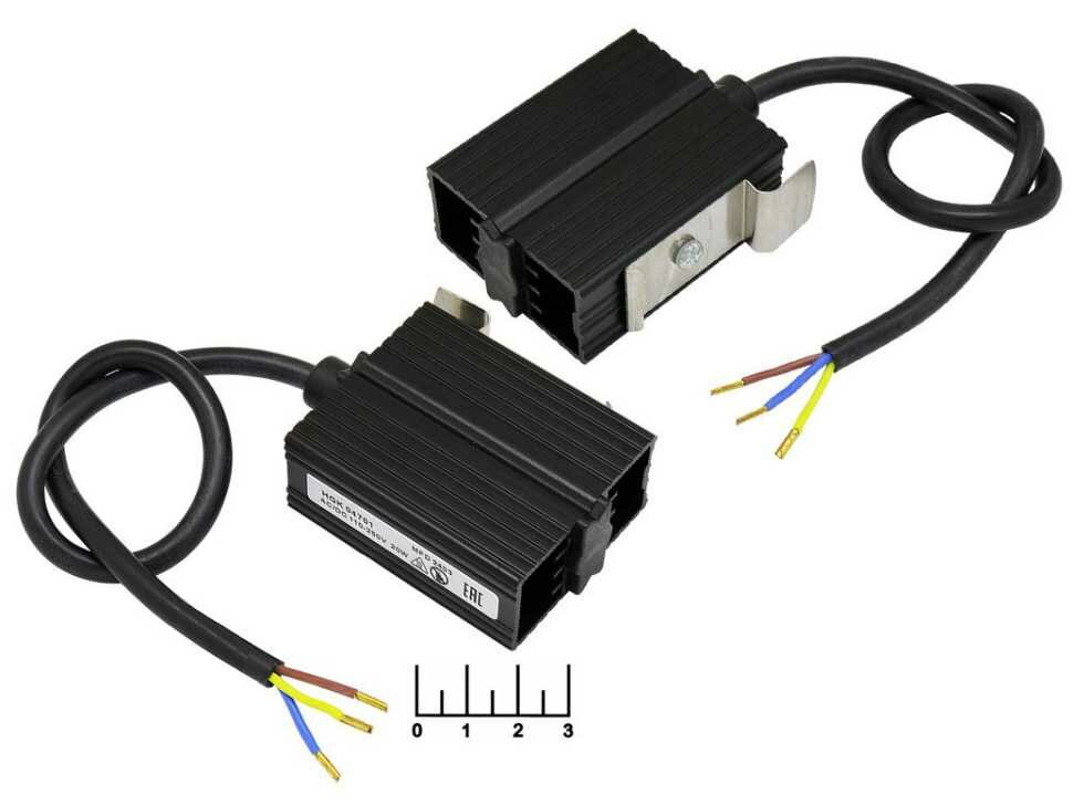 Нагревательный элемент 110-250V 20W HGK04701 на DIN-рейку