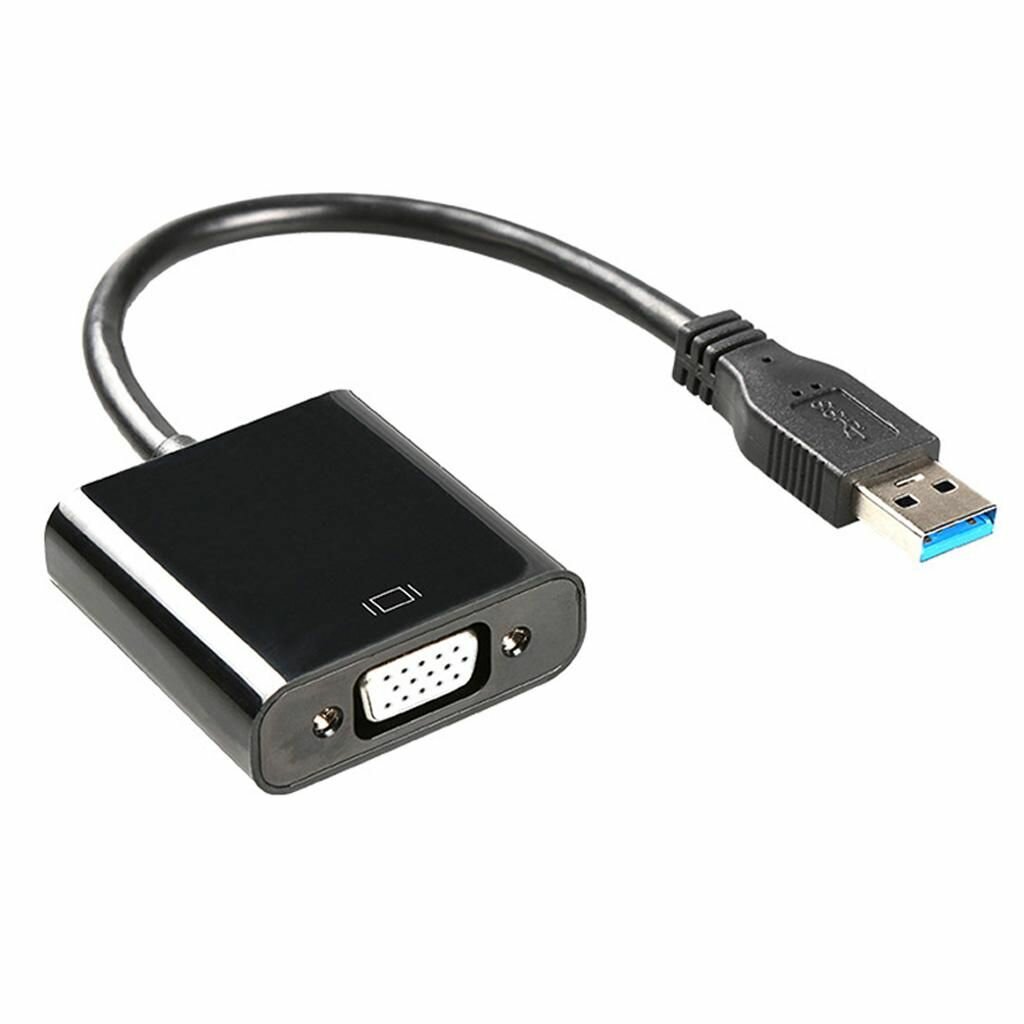 USB 3.0 на VGA внешняя видеокарта для ПК ноутбук проекторы ТВ, BK