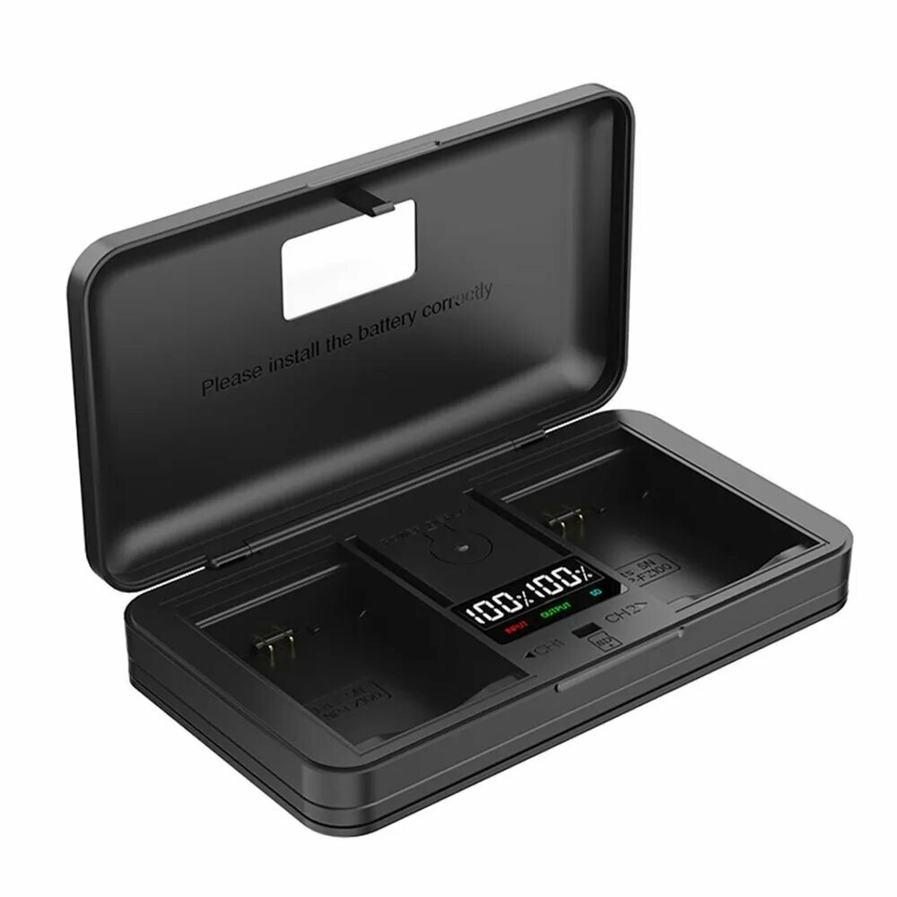 Многофункциональный чехол для зарядки аккумулятора камеры Sony NP-FW50