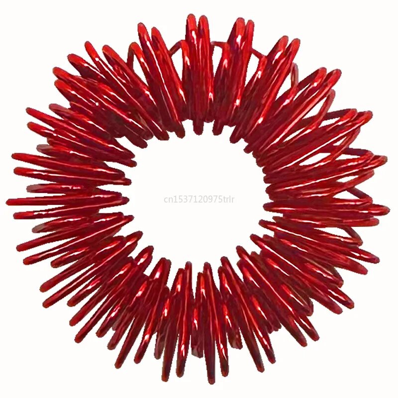 MOONBIFFY Акупрессорные кольца для пальцев Красный, bright red