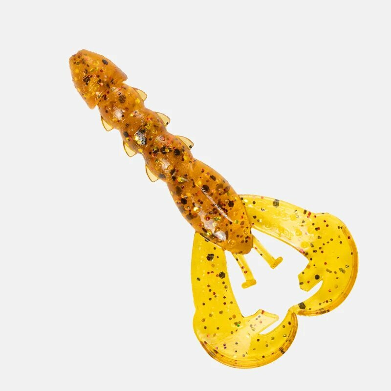 LUSHAZER 15 шт. в упаковке, реалистичные приманки для креветок, мягкие приманки, искусственные рыболовные приманки, снасти, мягкие приманки, приманки для существ, рыболовные приманки