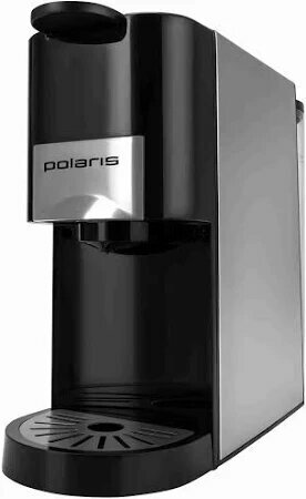 Кофемашина Polaris PCM 2020 3-in-1 1450Вт черный/нержавеющая сталь