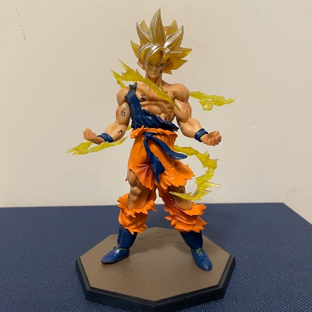 Популярная фигурка Гоку из аниме Dragon Ball Super Saiyan, 16 см, коллекционный подарок, детская фигурка.