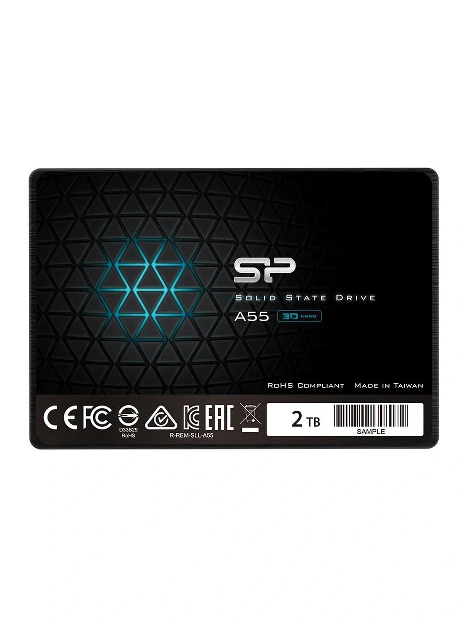 Твердотельный накопитель Silicon Power Ace A55 2048ГБ, 2.5", SATA-III, SATA SP002TBSS3A55S25