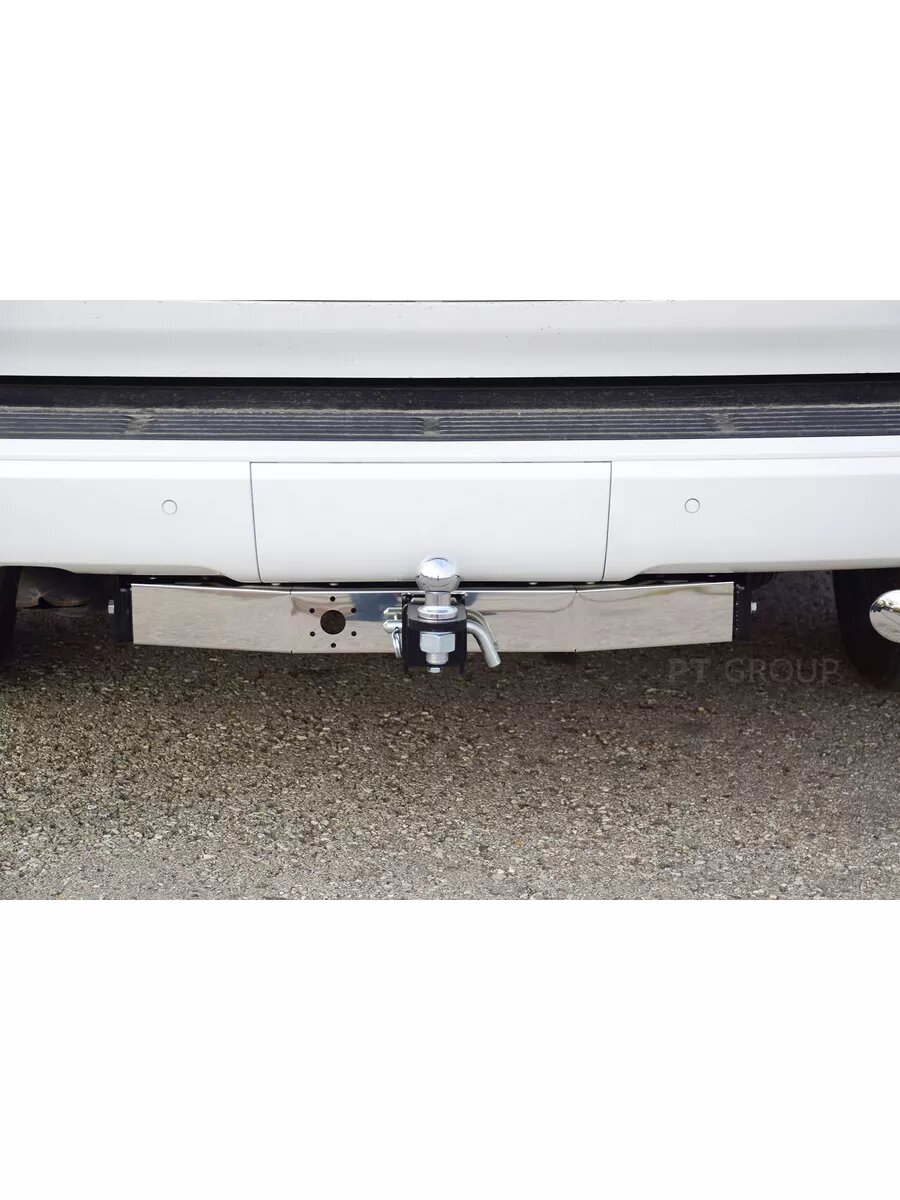 Фаркоп /съемный квадрат/ с нерж накладкой TOYOTA LC 200 2007-/ LEXUS LX 2016-2021