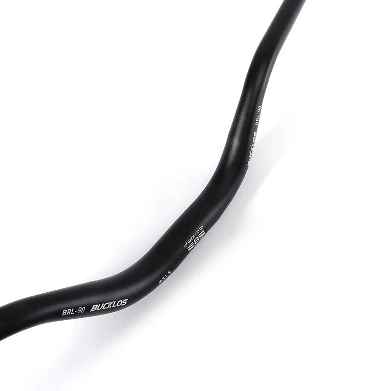 Руль BUCKLOS для велосипеда 31.8*780mm, черный, подъем 90mm для BMX, Dirt/Street, Fat-bike, Гибрид — фото 1