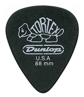 Набор медиаторов Dunlop Tortex Pitch Black Standard 12шт Толщина 0,88мм