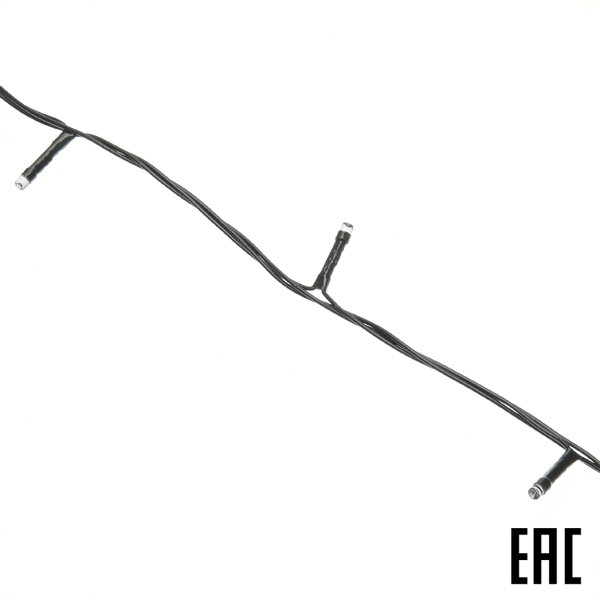 Гирлянда светодиодная "Нить" ЭРА 5 м 50 LED мультиколор IP20 220В ENIN-5M Б0041892 (2 шт. в комплекте)