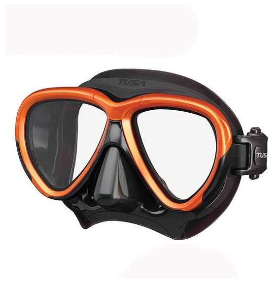 Tusa Маска Intega черный силикон, EO дайвинг