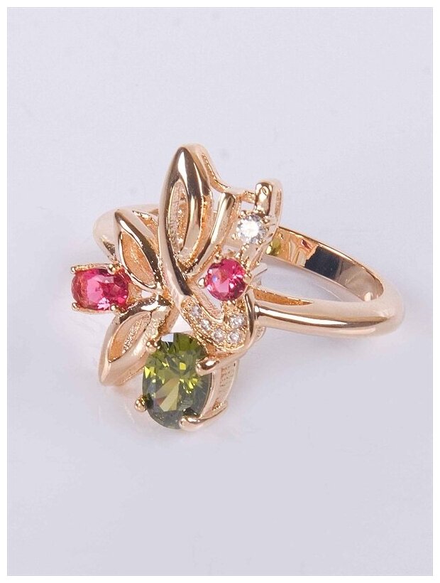 Кольцо Lotus Jewelry, фианит