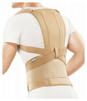 ORLETT Х0110579 Корректор осанки (корсет) усиленный для взрослых ORLETT TLSO-251(F) (L1 / Бежевый)