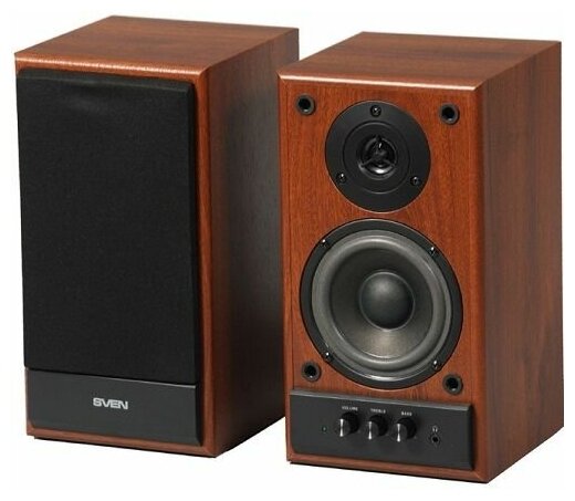 Компьютерная акустика 2.0 Sven SPS-702 SV-0120702WN 40 Вт, 40-22000 Гц, орех