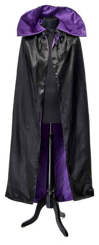 Плащ Дракулы двухсторонний (Цв: Фиолетовый-Черный Размер: 180)