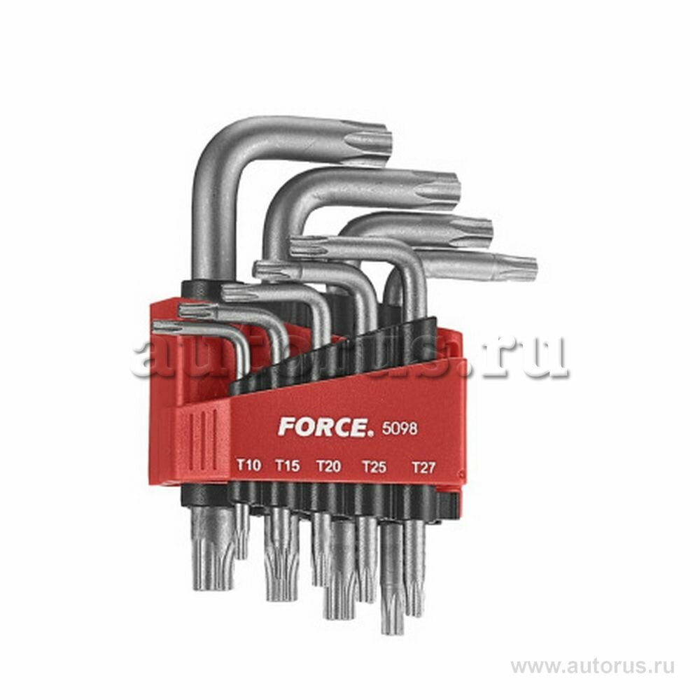 Набор ключей Г-образных TORX Т10-Т50 9пр