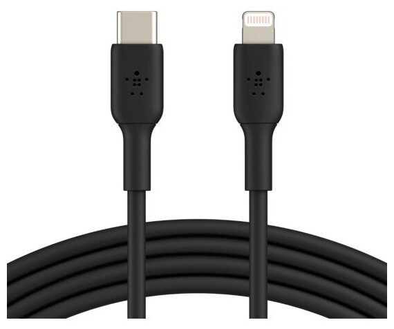 Кабель Belkin Lightning - USB-C , 1 м, пластик, черный (CAA003bt1mBK)