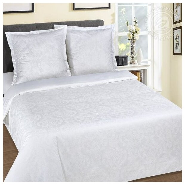 Пододеяльник из Поплина «Византия белая» 2-спальный