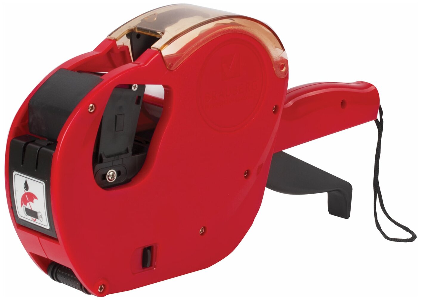 Этикет-пистолет однострочный, волнистая лента 26x12 мм, 9 символов, BRAUBERG, 290437