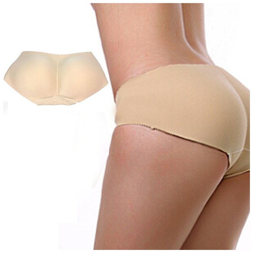 Трусики Push-Up Amore-Up, увеличивают ягодицы на 1.5-2 см, цвет бежевый, размер M