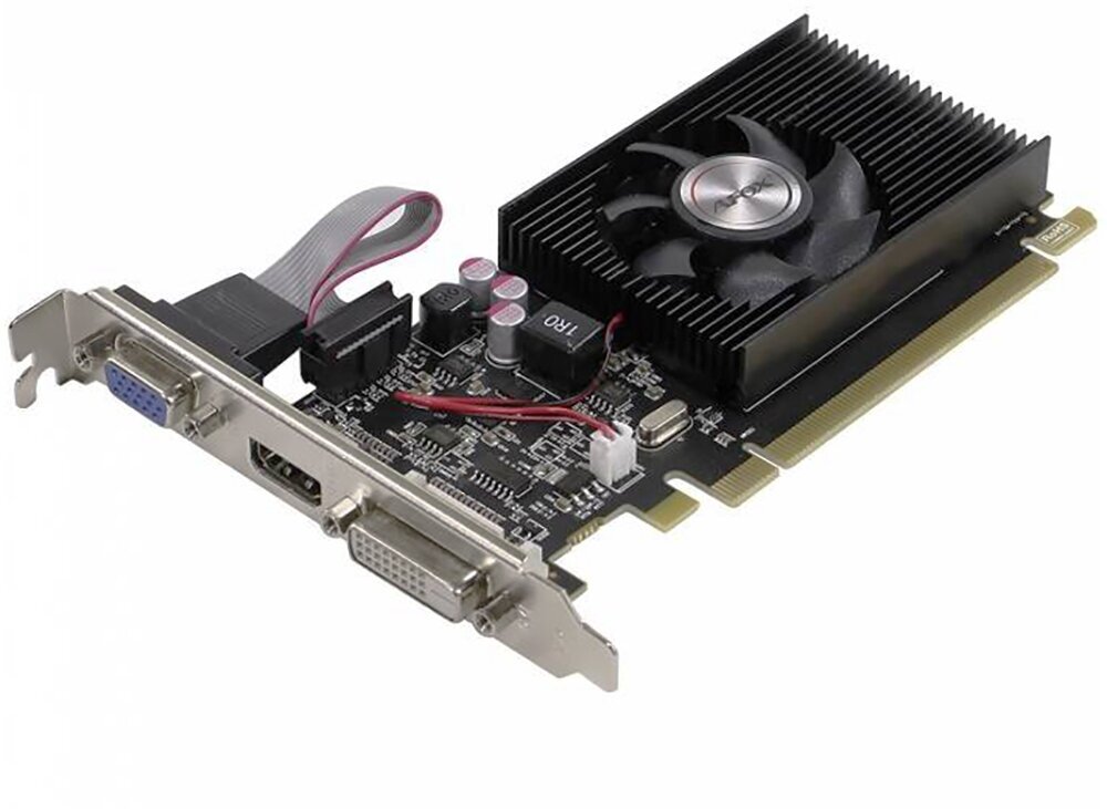 Видеокарта Afox R5 220 уц-3 2GB DDR3 64bit DVI HDMI 1FAN LP RTL {30} (782340)