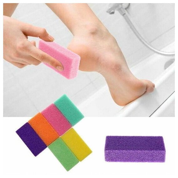 COCO BLUES Пемза для локтей и пяток с эффектом меламиновой губки- набор из 2х штук