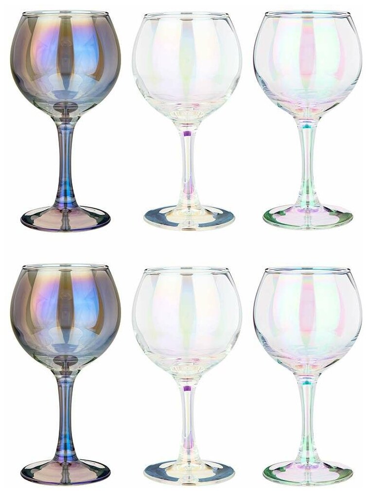 Набор фужеров из 6 шт времена года 280 мл KSG-194-589