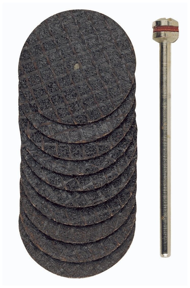 Армированные отрезные диски, 10 шт, 22 мм, с дискодержателем 28808 Proxxon