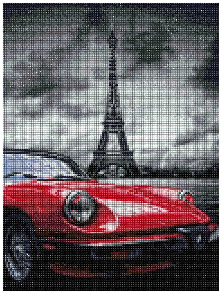 Фрея ALVA-11 Ночной Париж кристальная алмазная мозаика 40x30 см набор для творчества