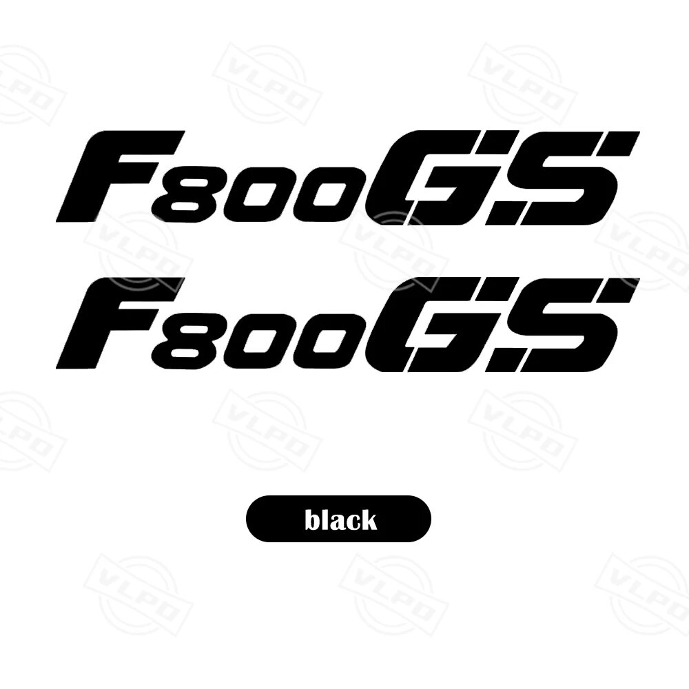 Наклейка F800GS черная для BMW F 800 GS