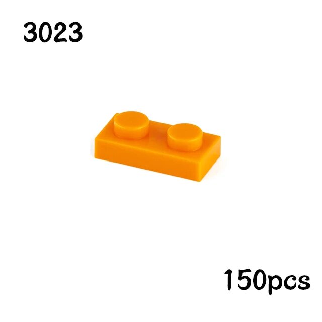 Конструктор VEK 3023, оранжевый, 150 шт
