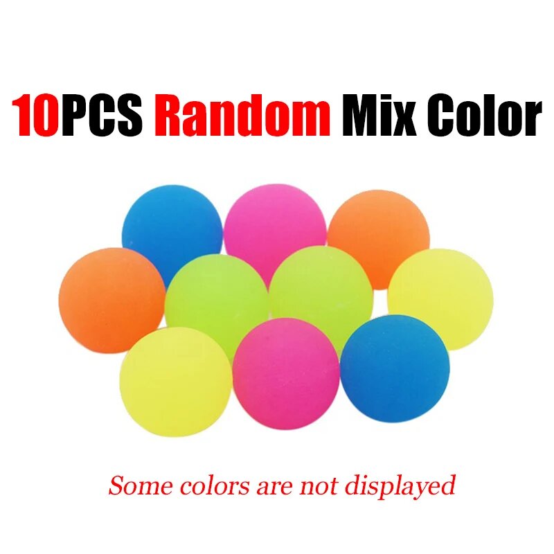 Круглые прыгающие мячи набор из 10/15/20 штук CSTLQ-10PCS-25MM