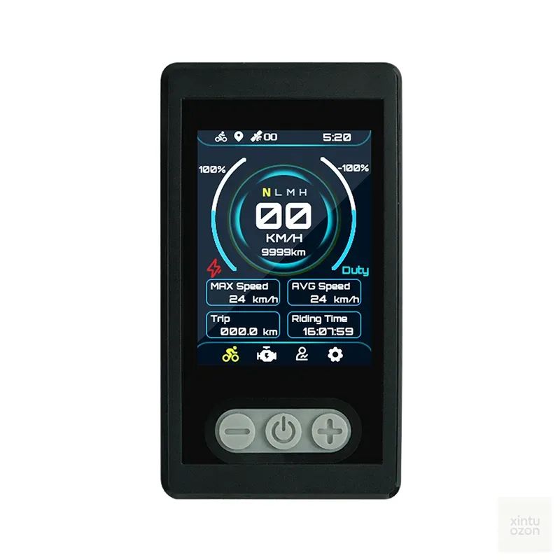 Дисплей Flipsky TFT Advanced V2.0 с функцией GPS, водонепроницаемый IP65 для электровелосипеда Без подставки